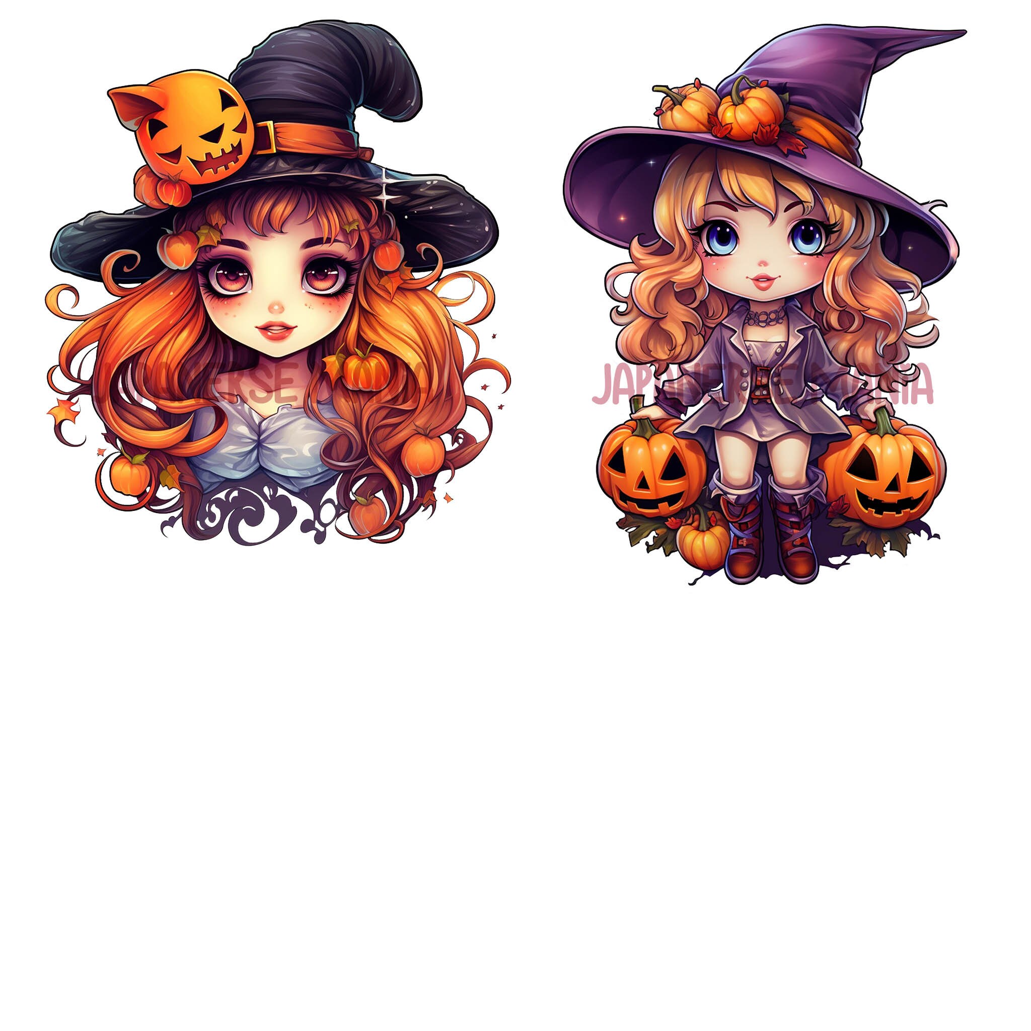 Witch Girl Clipart Cute Witch Clip Art Halloween Witch - Etsy