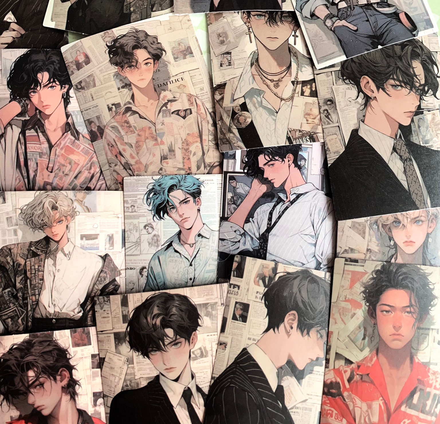 Anime Boys Sticker Cute Anime Boys Stickers Cute Boys Stickers Kpop ...