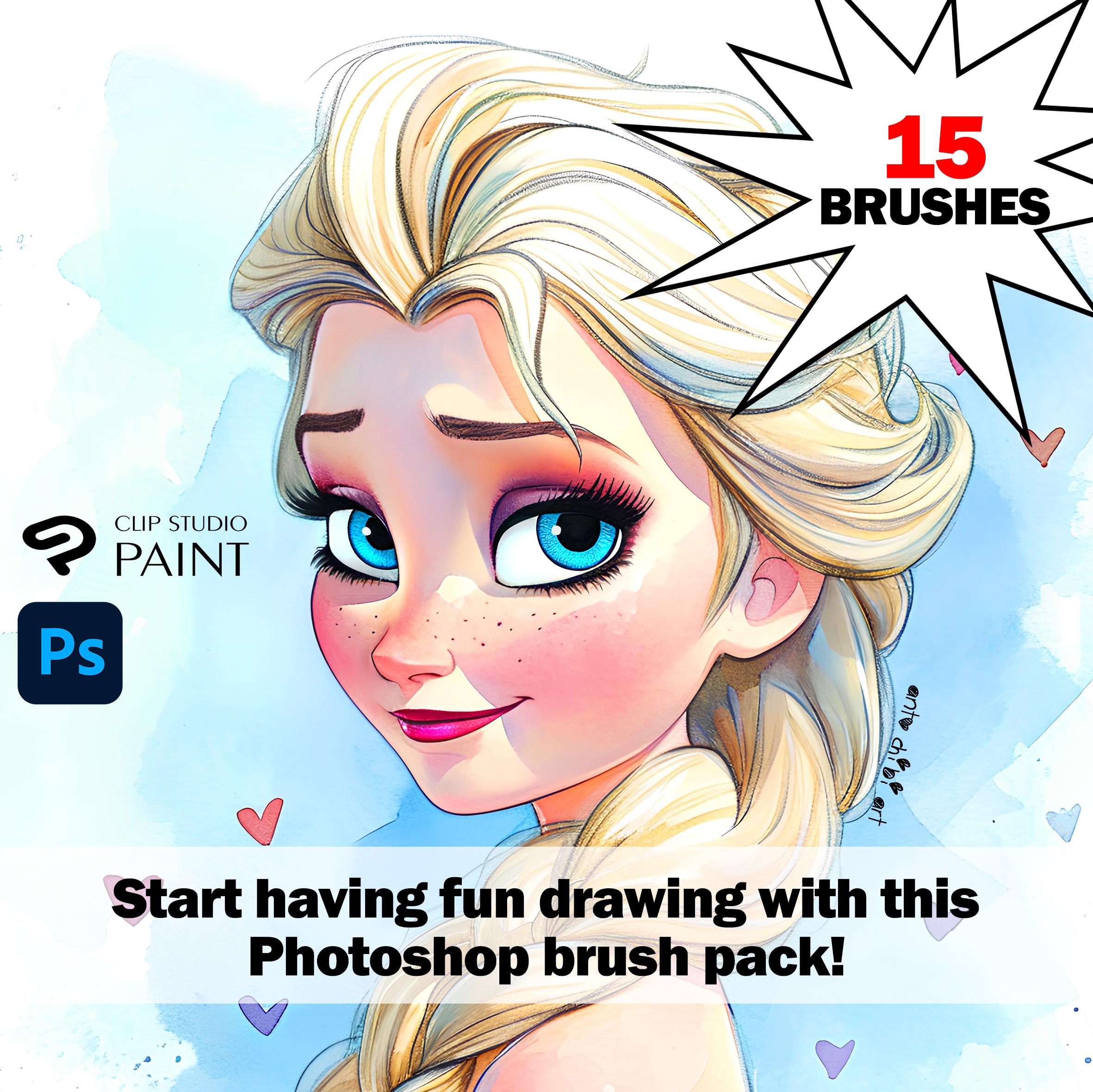 15 Digital Brushes for Beginners Photoshop Brushes and Clip Studio ...