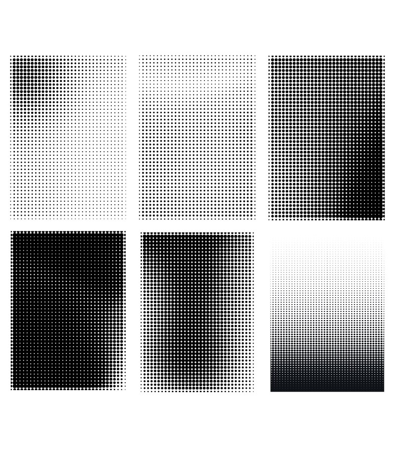 Digital Screentones Pack for Digital Manga and Comics 2 - Etsy