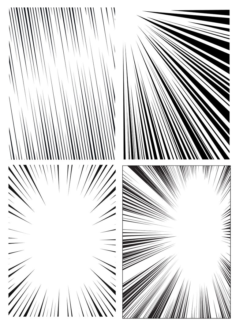 Digital Screentones Pack for Digital Manga and Comics 2 - Etsy