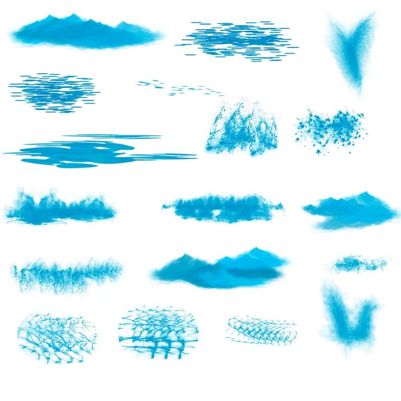 Photoshop Water Brushes. Water Brushpack water, Waterfall, Bubbles ...