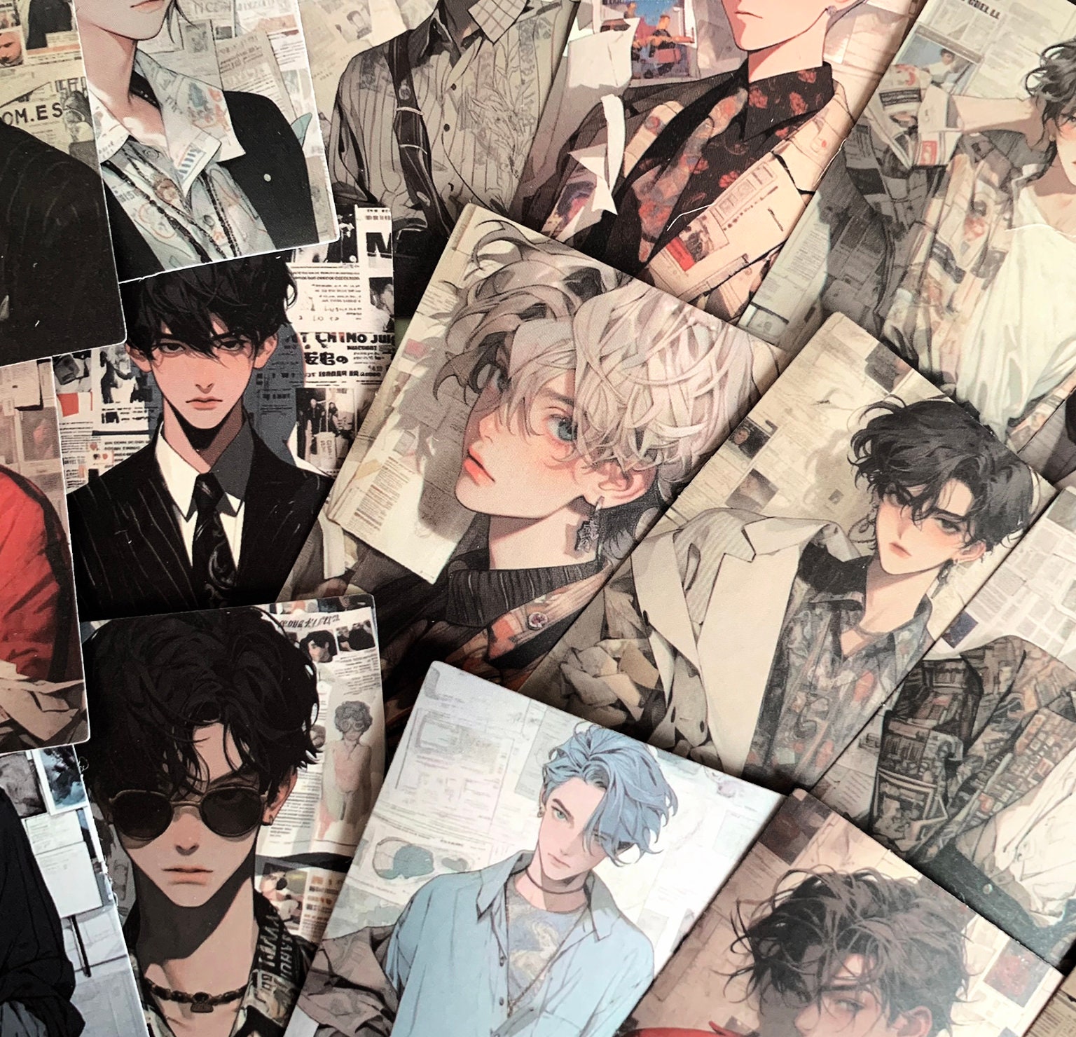 Anime Boys Sticker Cute Anime Boys Stickers Cute Boys Stickers Kpop ...