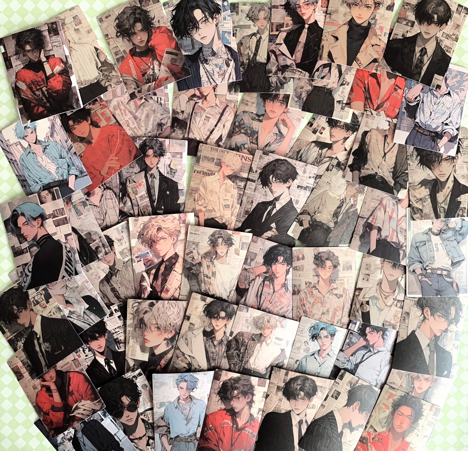 Anime Boys Sticker Cute Anime Boys Stickers Cute Boys Stickers Kpop ...