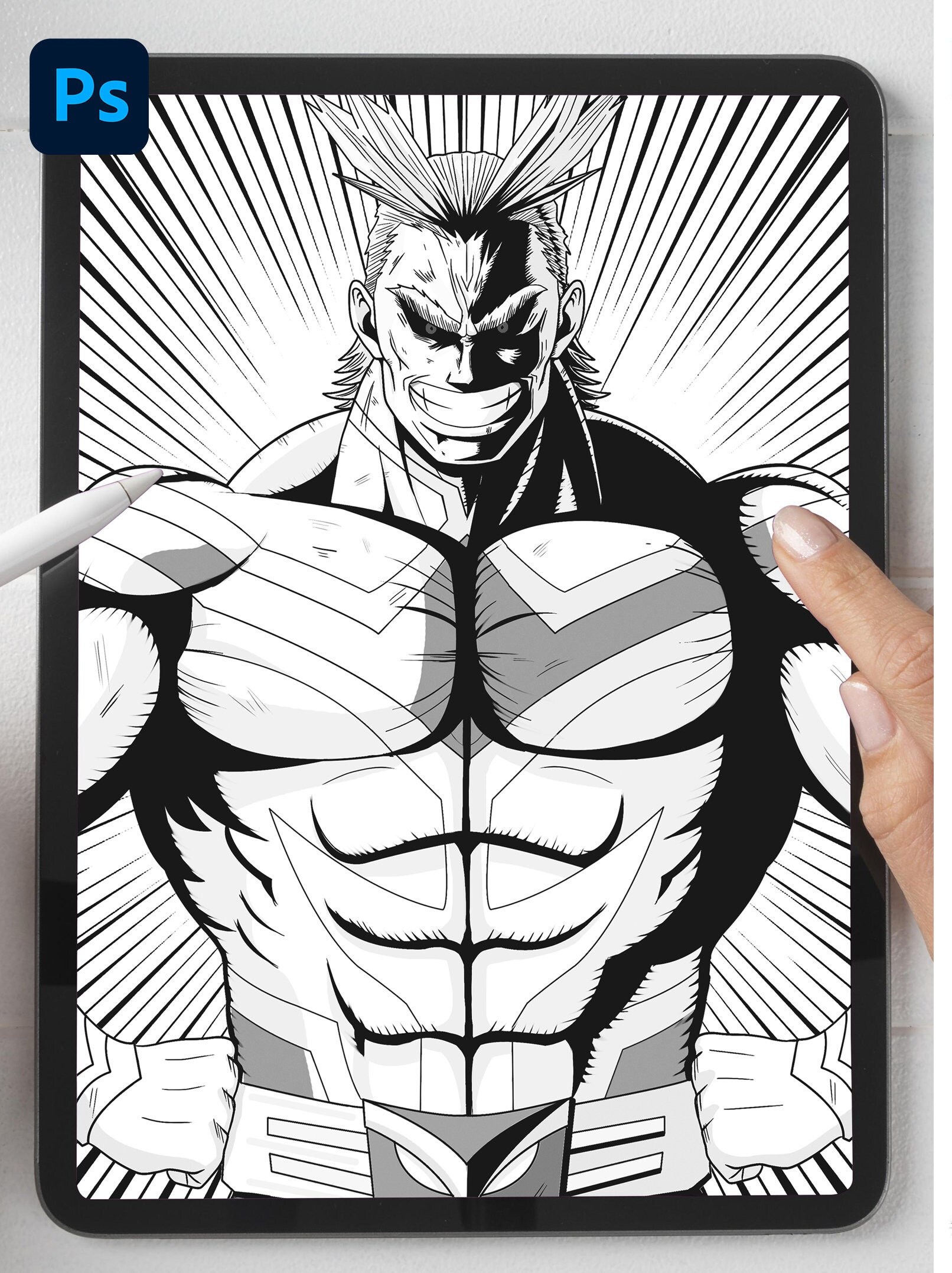 Digital Screentones Pack for Digital Manga and Comics + Manga Brushes ...