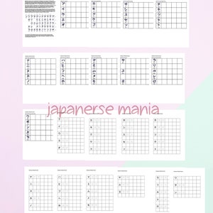 Hiragana and Katakana Worksheets Pdf - Japanese Writing Practice ...