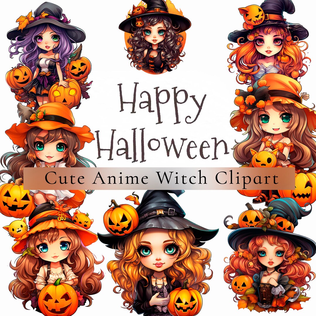 Witch Girl Clipart Cute Witch Clip Art Halloween Witch Clip Art Full ...