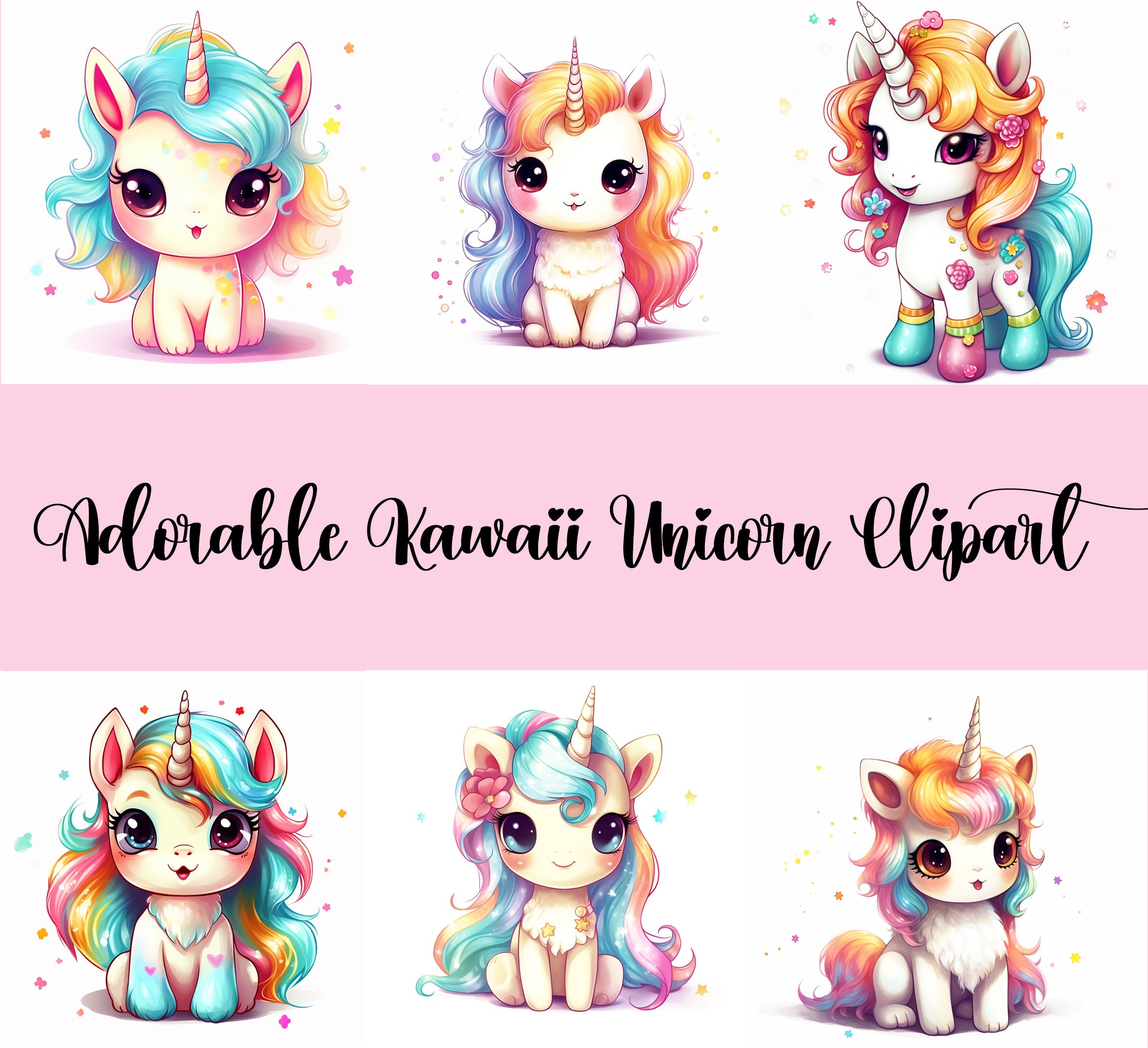 Cute Unicorn Clipart