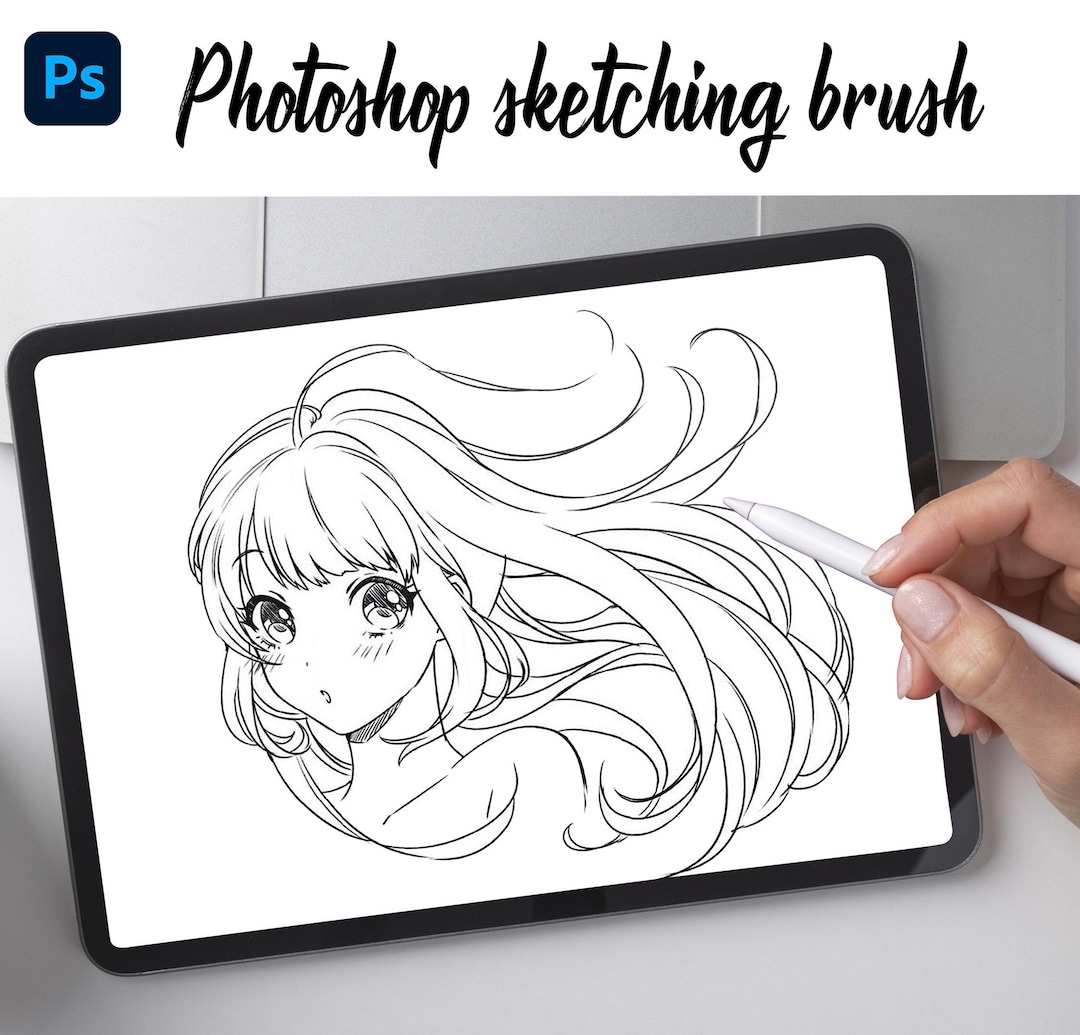 31 Photoshop Pencil Brushes Photoshop Sketch Brushes Clip - Etsy