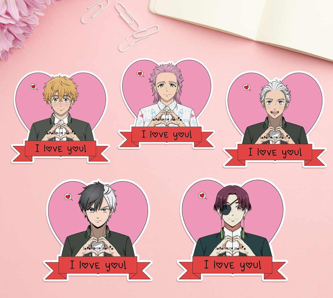 Anime Boys Sticker - Cute Anime Boys Stickers - Cute Boys Stickers ...