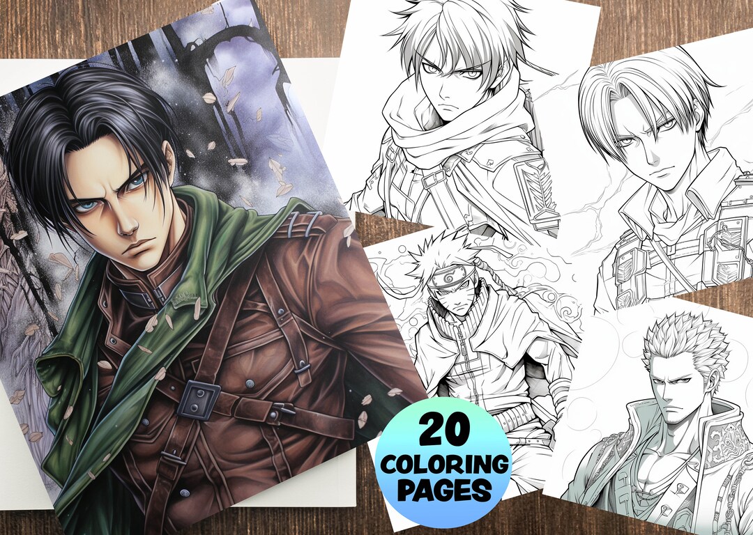 20 Anime Boys Coloring Pages Coloring Pages of Manga Boys Manga Boy ...