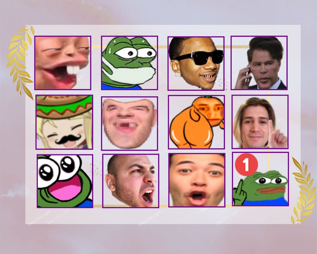450 Meme Emotes: the Ultimate Collection for Twitch and - Etsy