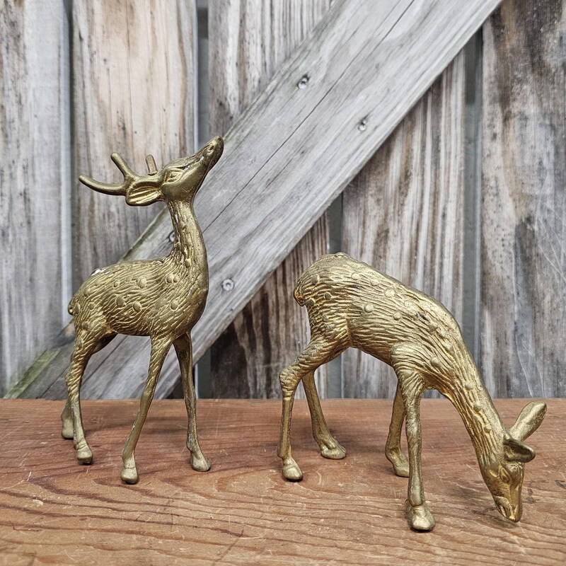 Vintage Mcm Brass Buck - Etsy