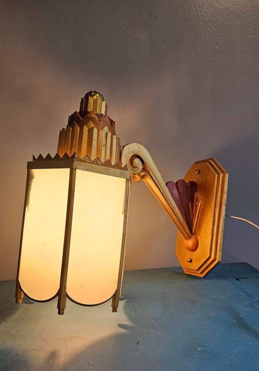 PAIR of Antique Art Deco 1920s Movie Theater Sconces San Francisco - Etsy