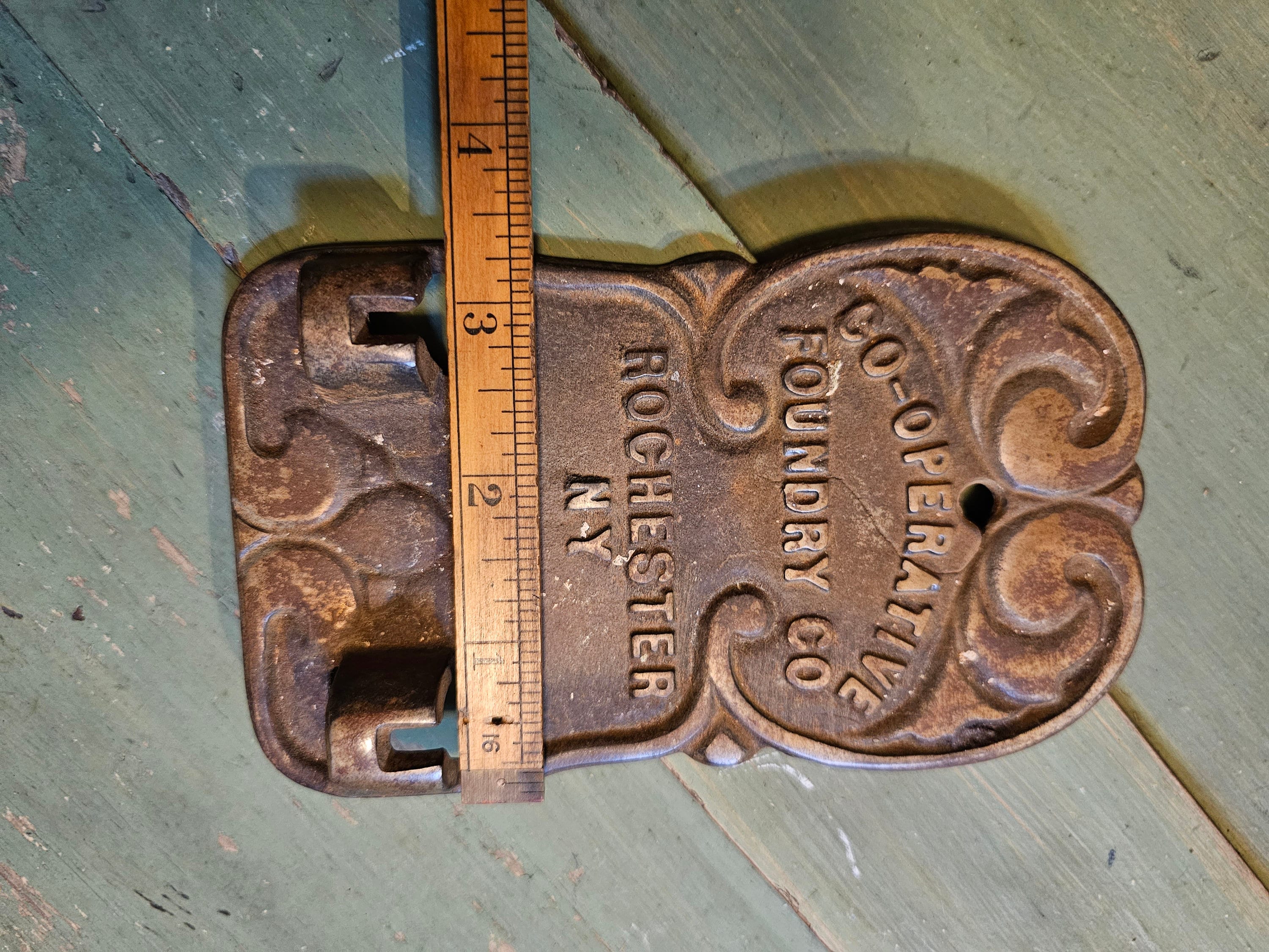Antique Coal Furnace Damper Control Co-operative Foundry Co Rochester ...