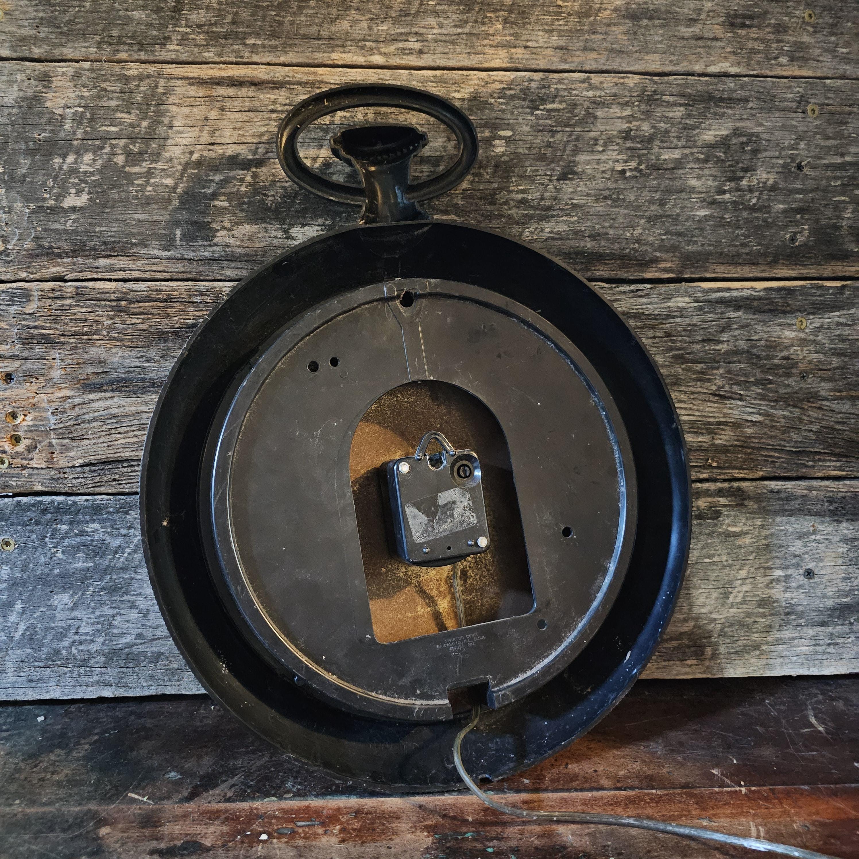 1973 Vintage Carling Black Label Lager Beer Clock Breweriana Beer ...