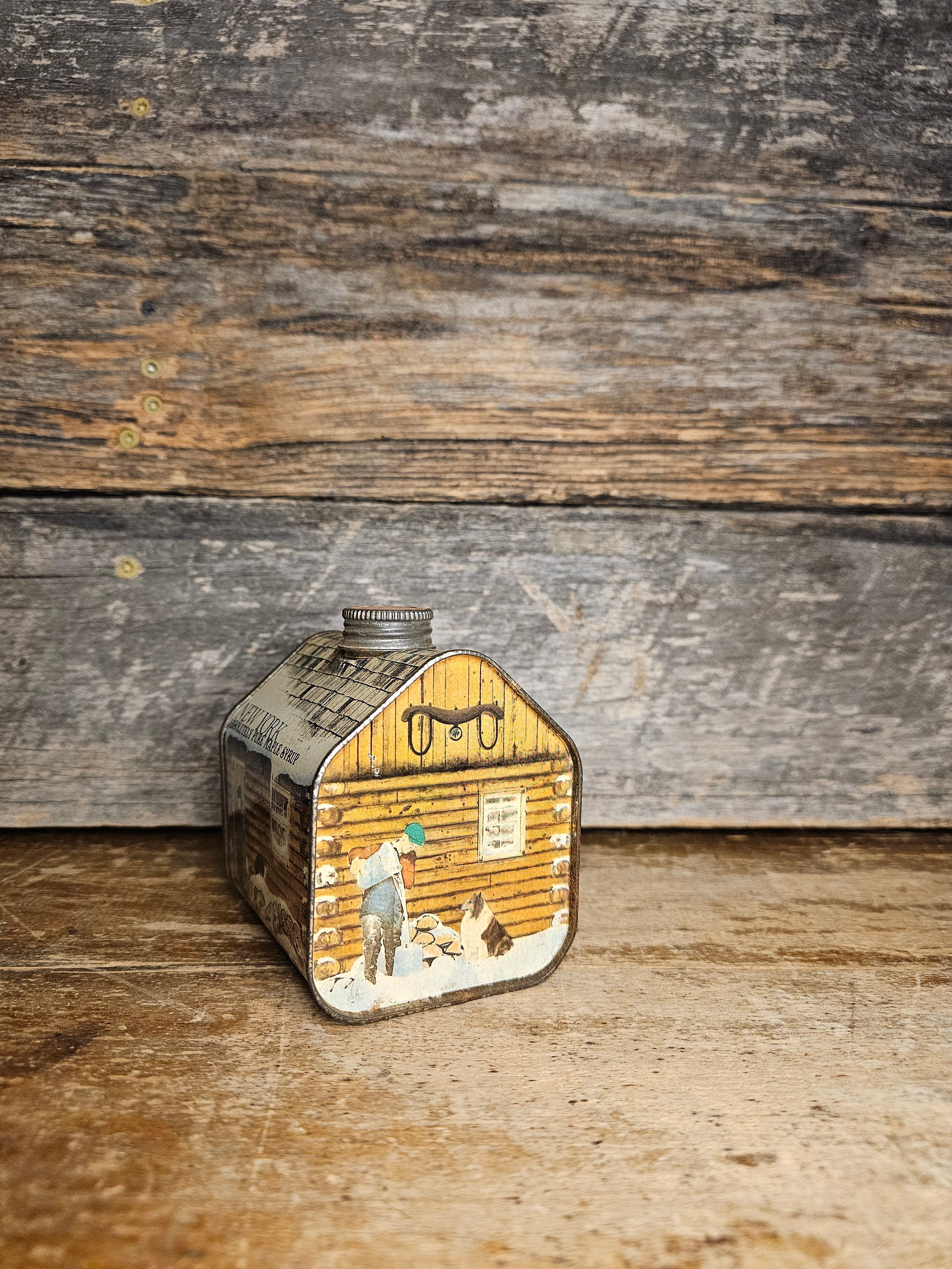 Vintage Maple Syrup Tin - Etsy