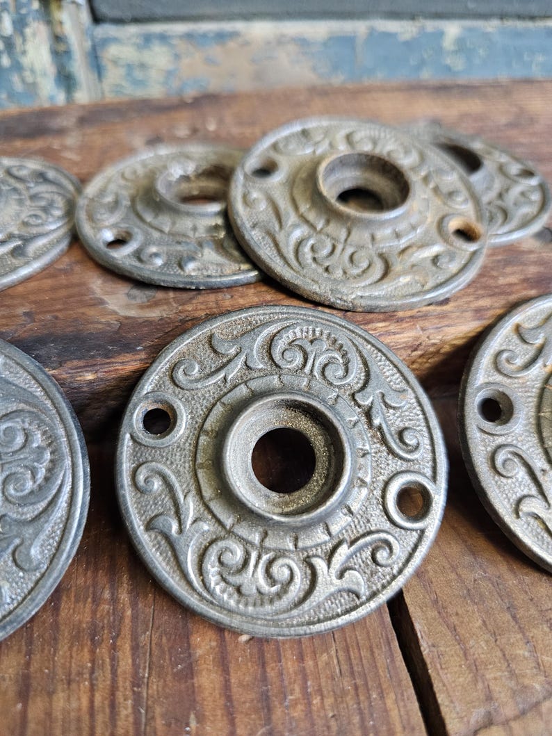 Set of 7 Antique Eastlake Style Door Rosettes | Ornate Victorian ...