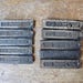 Set of 5 Hempel Quions Antique Letterpress Print Shop Decor Equipment ...