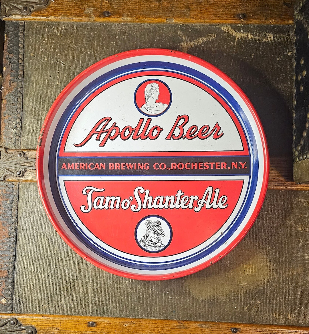 Vintage Original 12 Inch Apollo Beer Tray Rochester, NY 1930s in Very ...