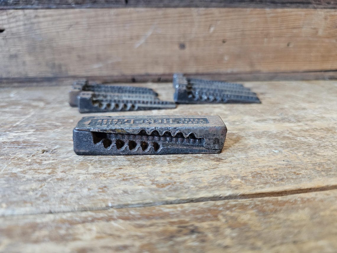 Set of 5 Hempel Quions Antique Letterpress Print Shop Decor Equipment ...