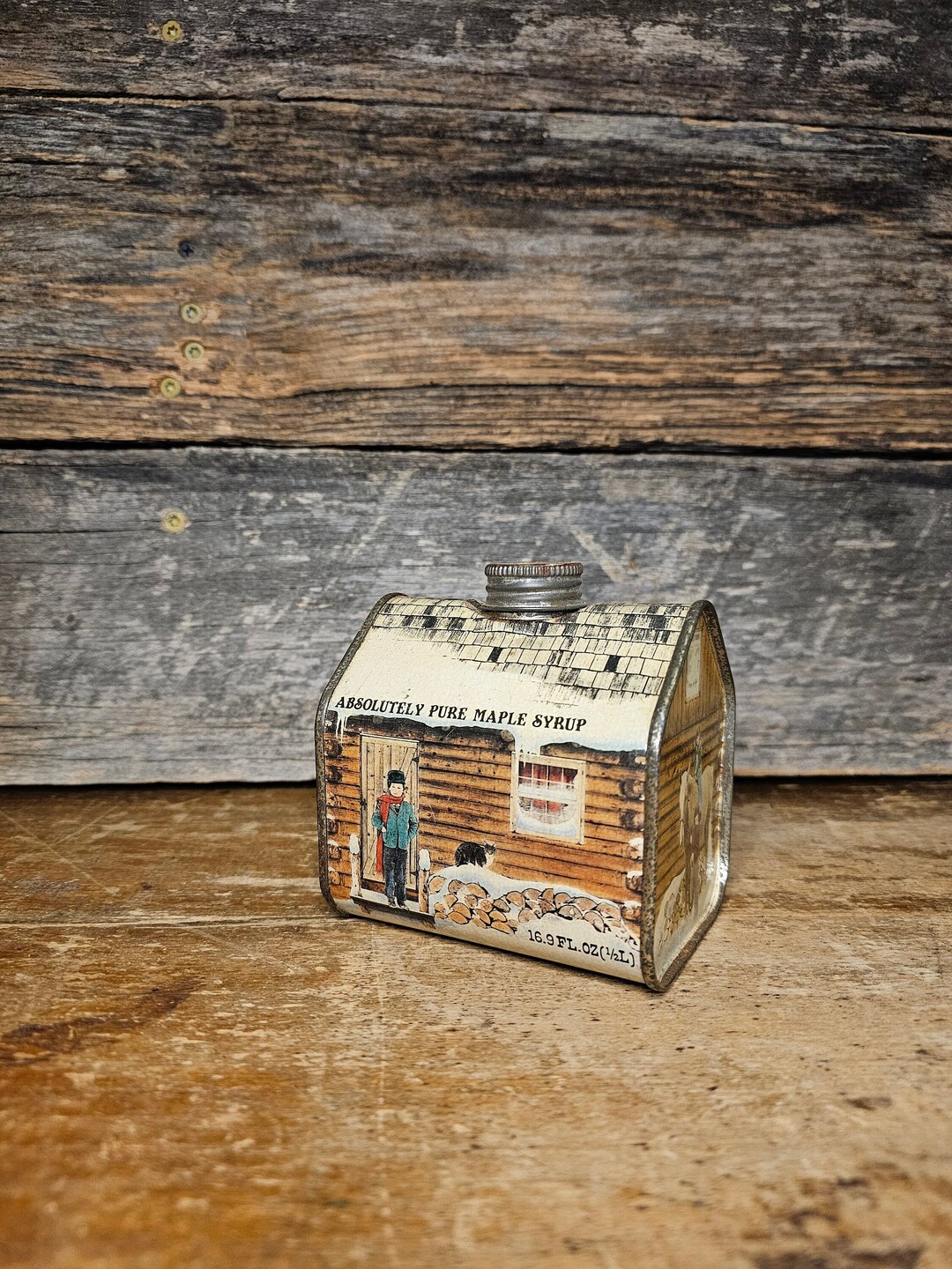 Vintage Maple Syrup Tin - Etsy