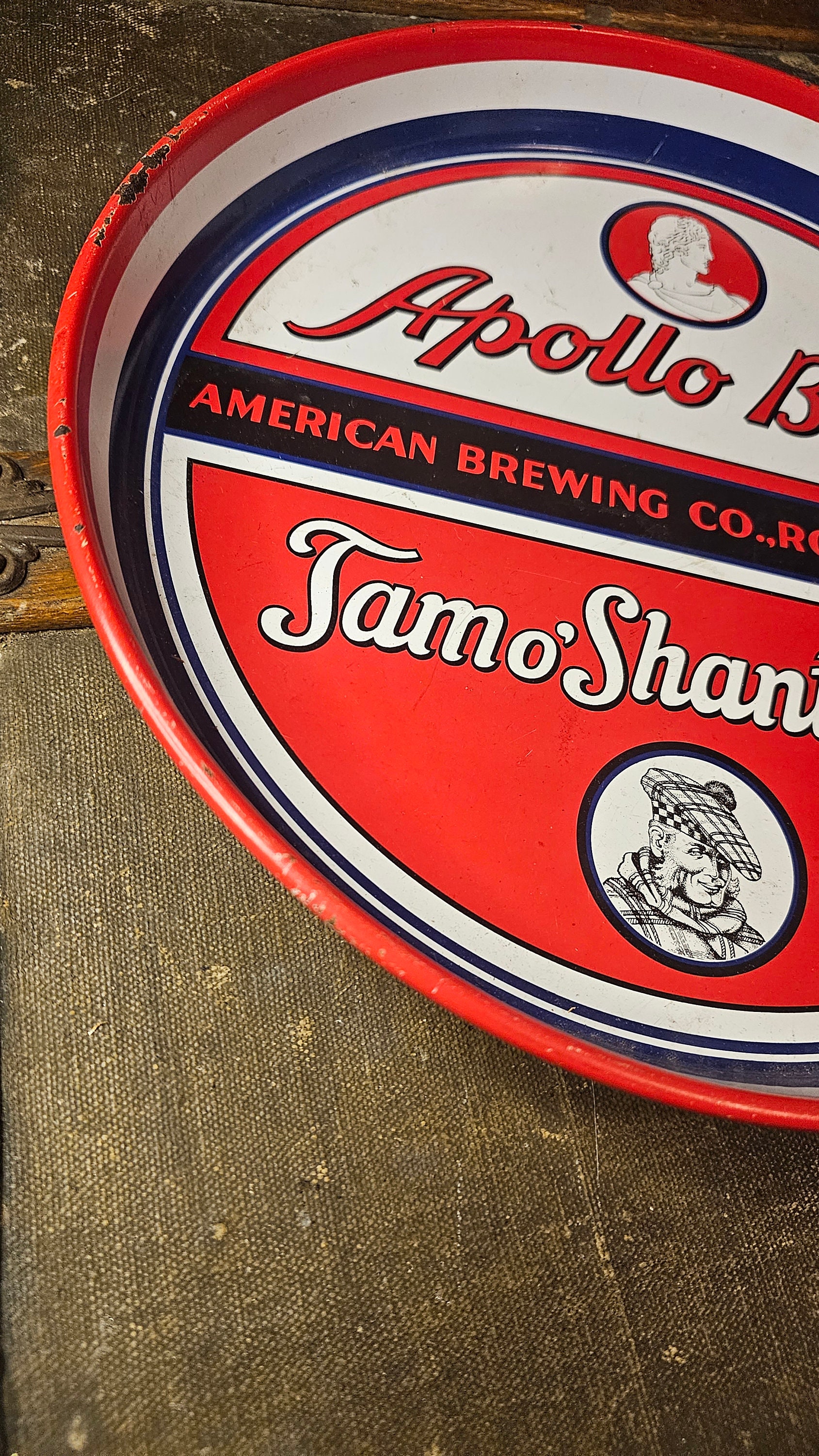 Vintage Original 12 Inch Apollo Beer Tray Rochester, NY 1930s in Very ...