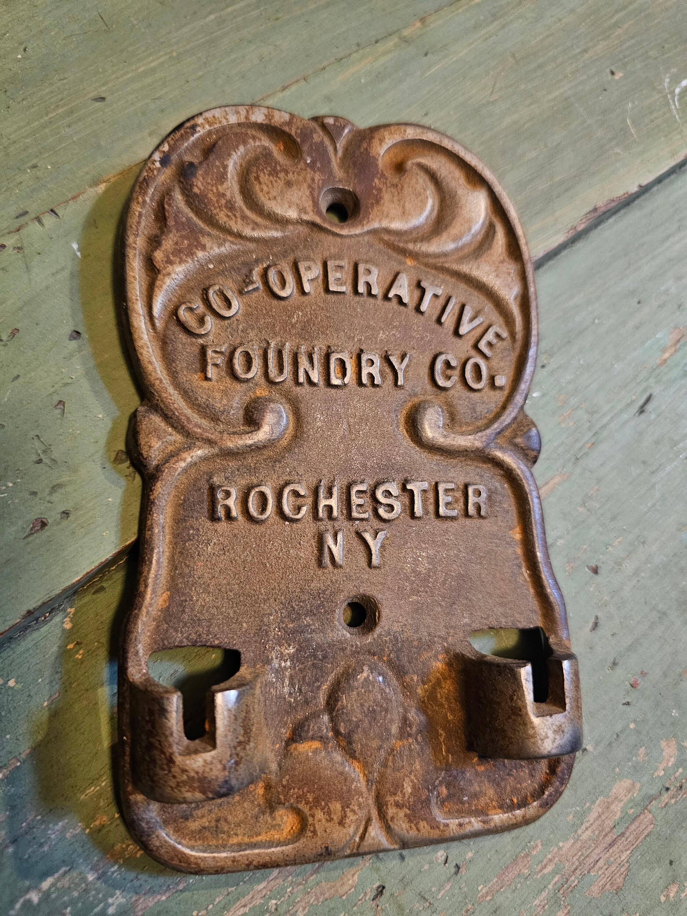 Antique Coal Furnace Damper Control Co-operative Foundry Co Rochester ...