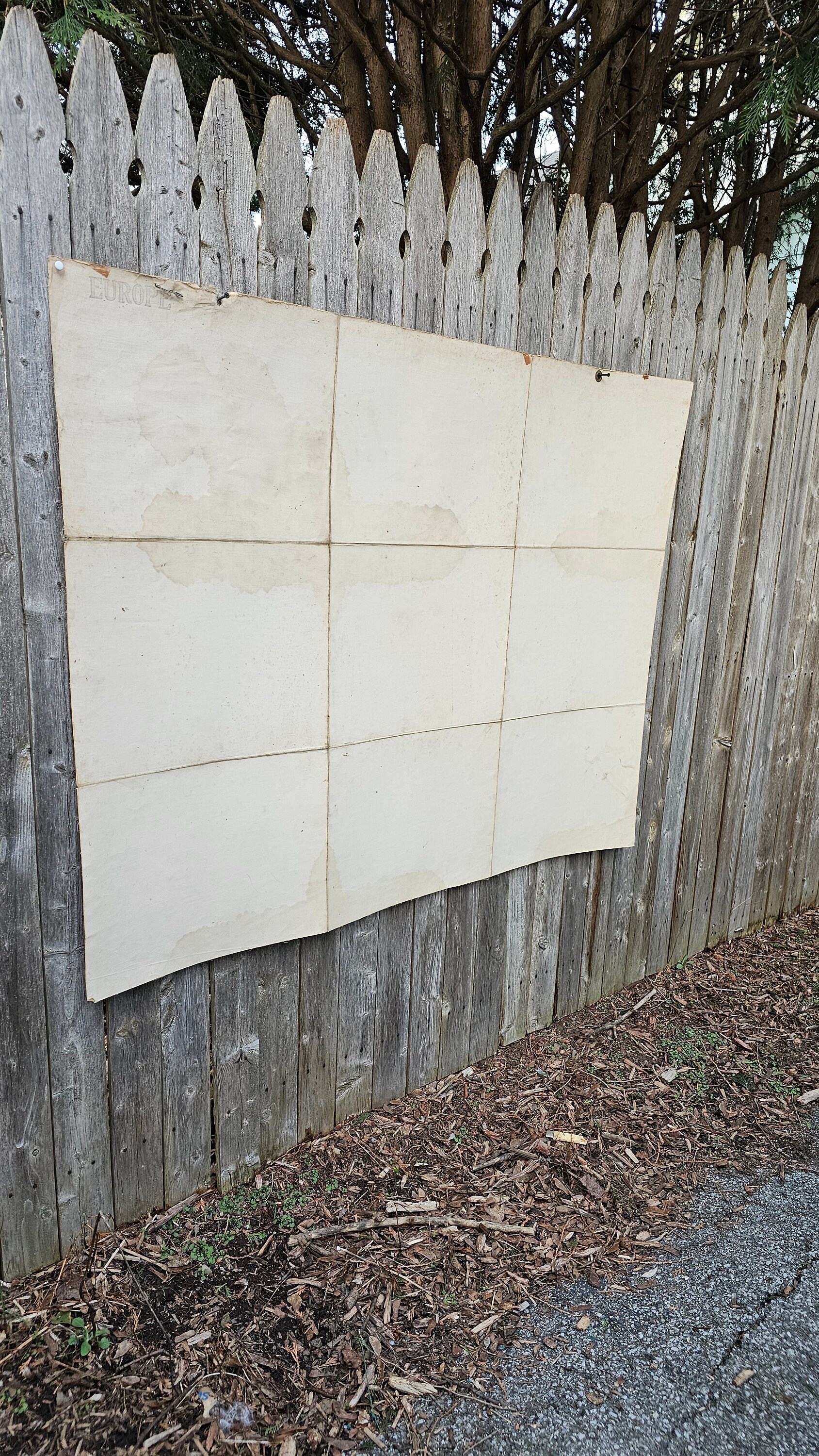 Antique School Map of Europe Linen Backed Cartography - Etsy