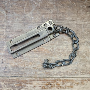 Brass Vintage Sliding Lock Antique Vintage Historic Housepart ...