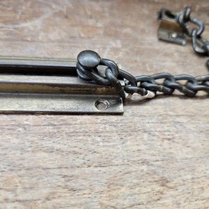 Brass Vintage Sliding Lock Antique Vintage Historic Housepart ...