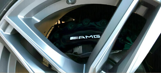4PC Brake Caliper Covers Mercedes AMG Black / Mercedes Accessories ...