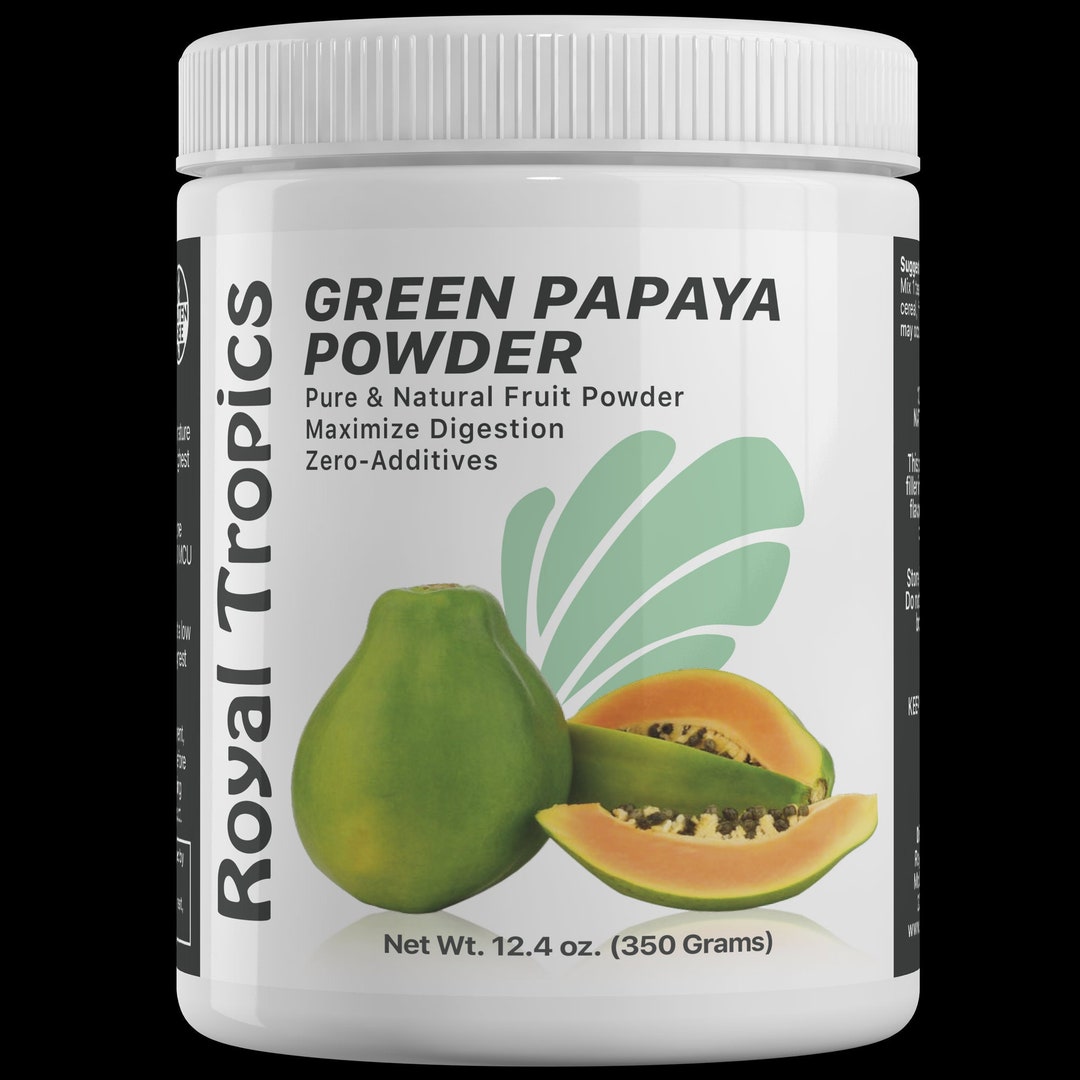 Royal Tropics Green Papaya Enzyme With Papain - Etsy