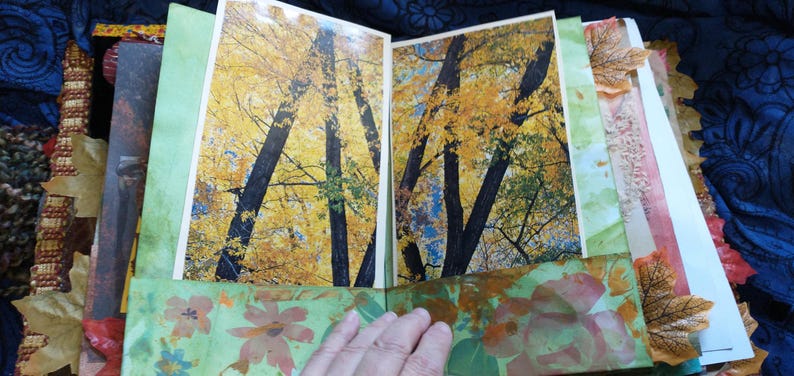 Fall Leaves Junk Journal - Etsy
