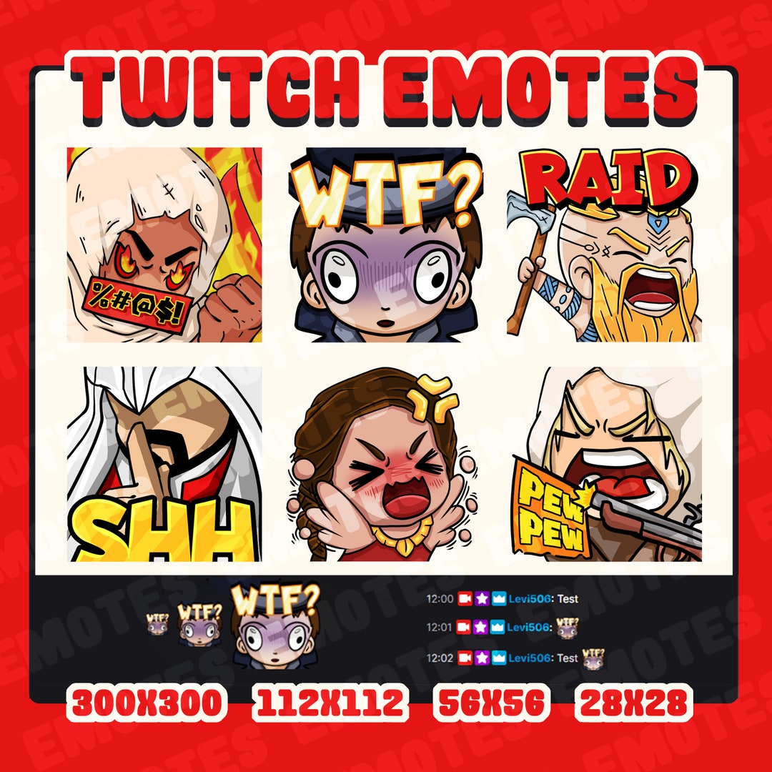 Kawaii Cute Chibi Assassin's Creed Characters Emote Pack Youtube ...