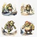 12 Watercolour Ogres Clipart Animated Characters, Mystical Watercolor ...