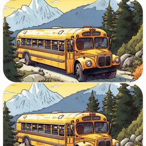 Spot the Difference - Set of 8 Bus & Coach Themed With Answer Sheet ...