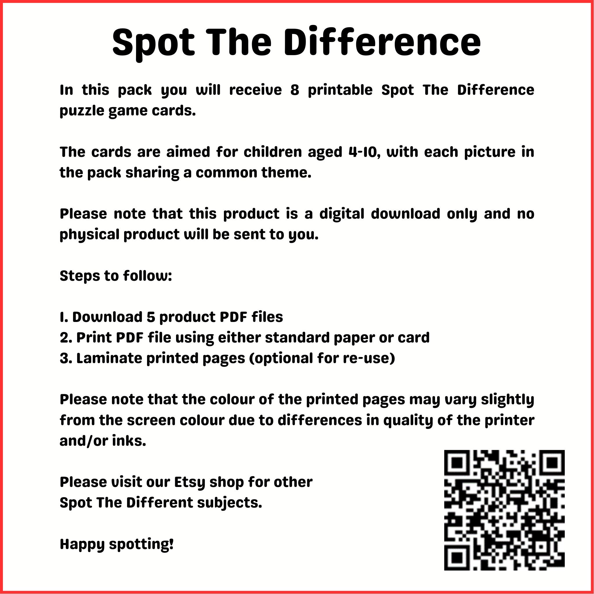 Spot the Difference - Transport Collection - 5 Themed Sets, Cars Trucks ...