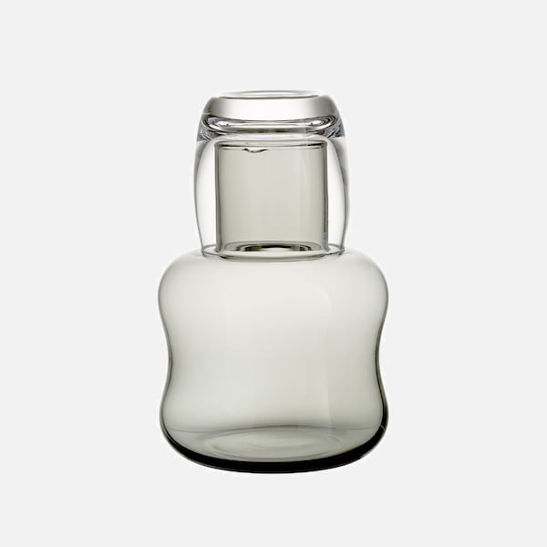 Color Glass Water Carafe - Etsy