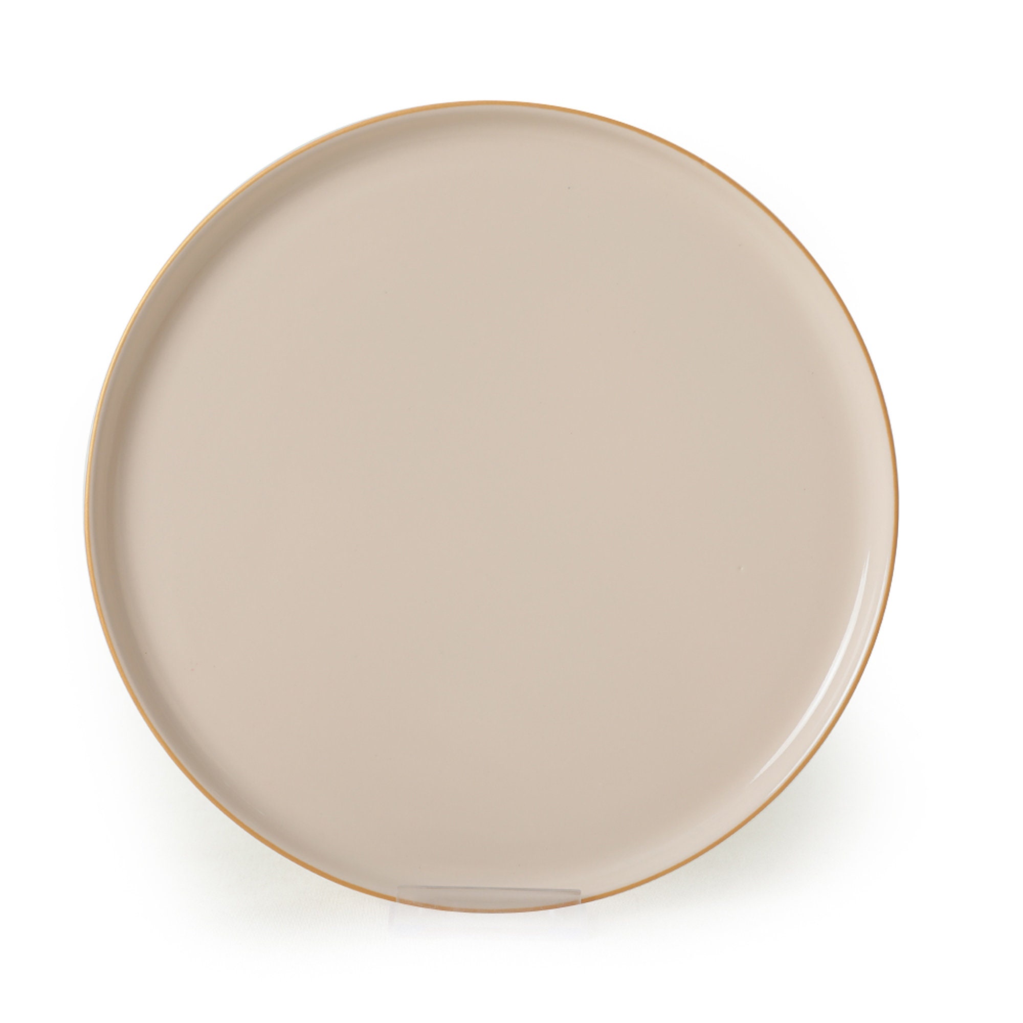 8 Piece Ceramic Dinnerware Set Cream Color Ceramic Plate Set - Etsy