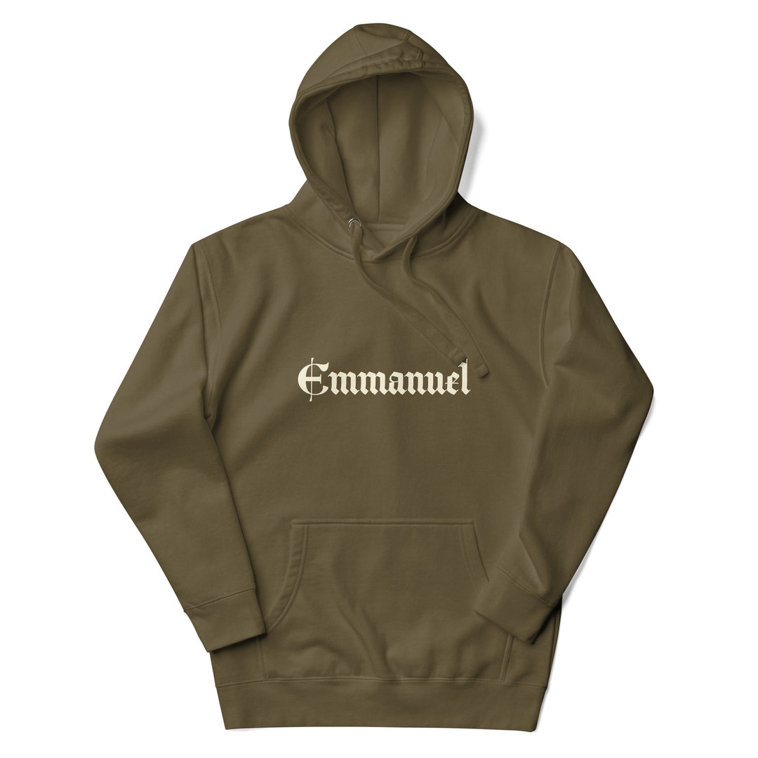 Emmanuel, God With Us Hoodie - Etsy