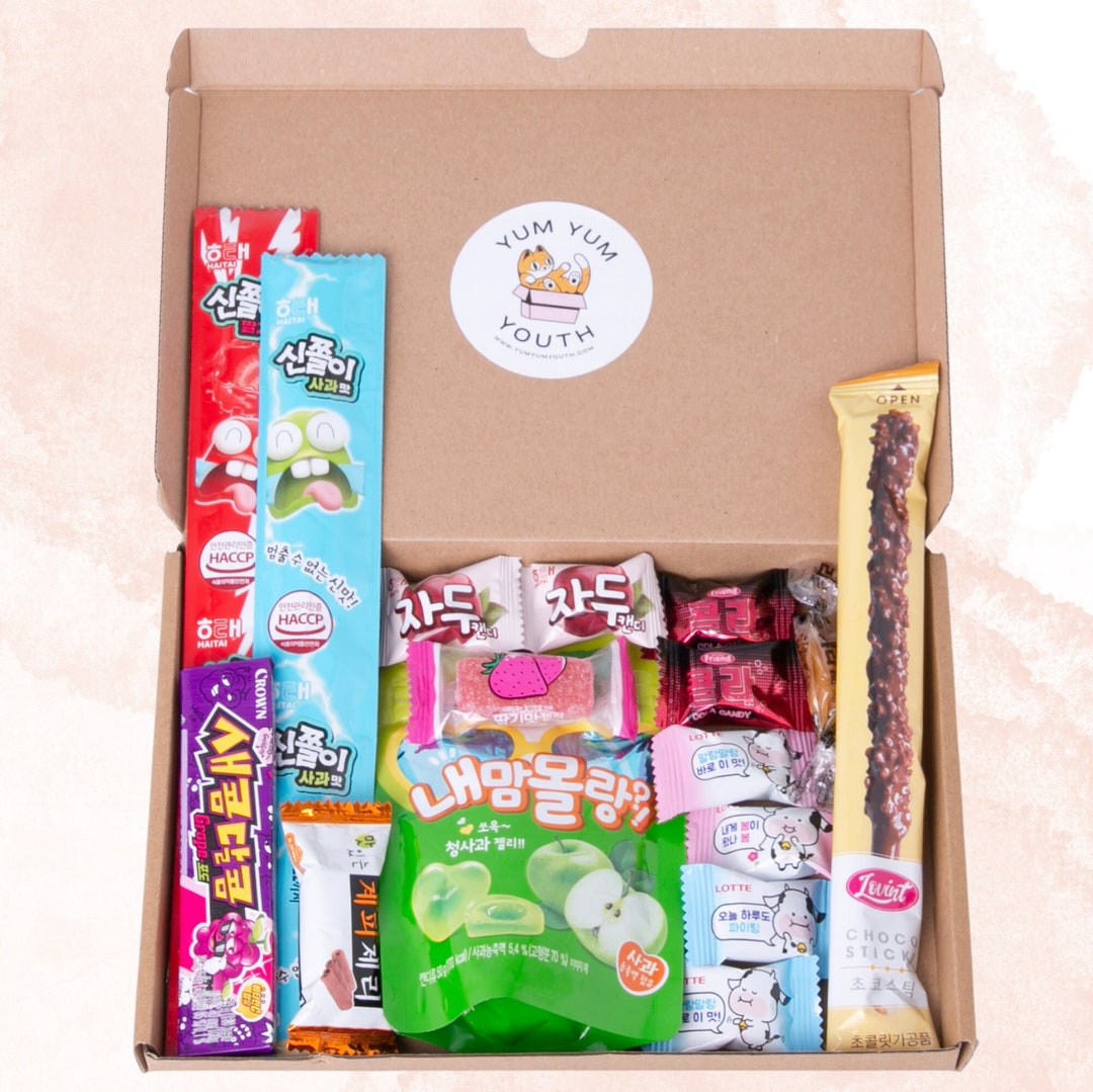 Korean Candy & Jelly Taster Box: Asian Snack Hamper - Etsy UK
