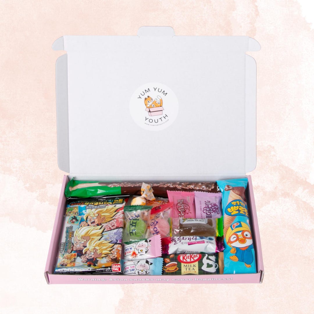 Japanese & Korean Sweet Selection Box: Asian Taster Set - Etsy