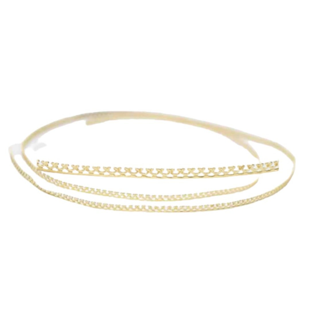 ZDP -USA (24 Inch - 61cm) X 2.75mm Brass Decorative Spade Pattern ...