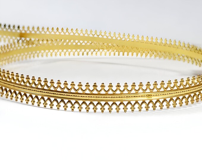 24 Inch Gallery Pattern Wire Brass, 7.5mm Wide Brass Gallery Decorative ...