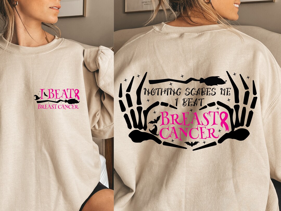 Cancer Halloween Svg| Free Mockup Included| Gift for Breast Cancer ...