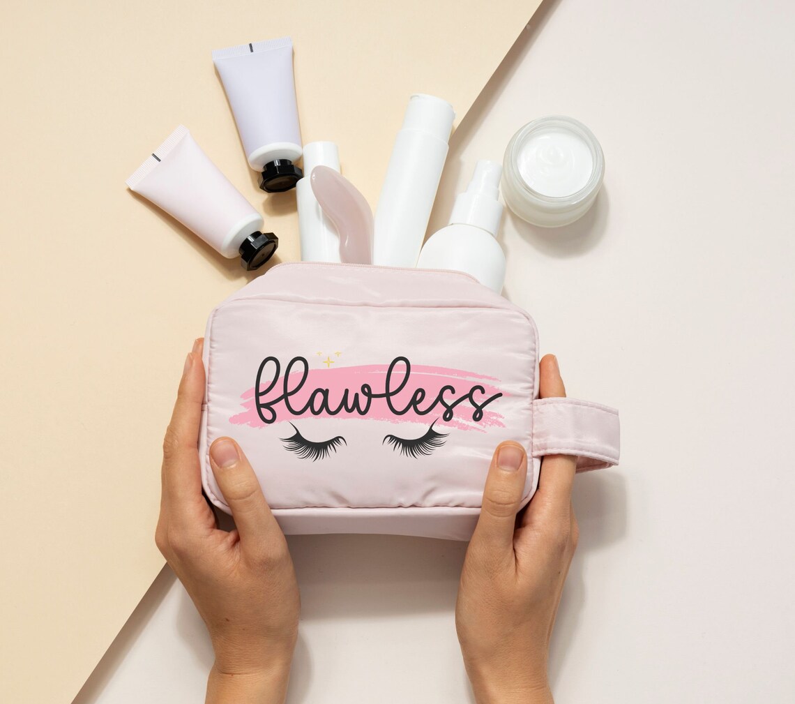 Makeup Bag SVG Bundle| Makeup Bag Svg| Makeup Svg| Makeup Bag Design ...