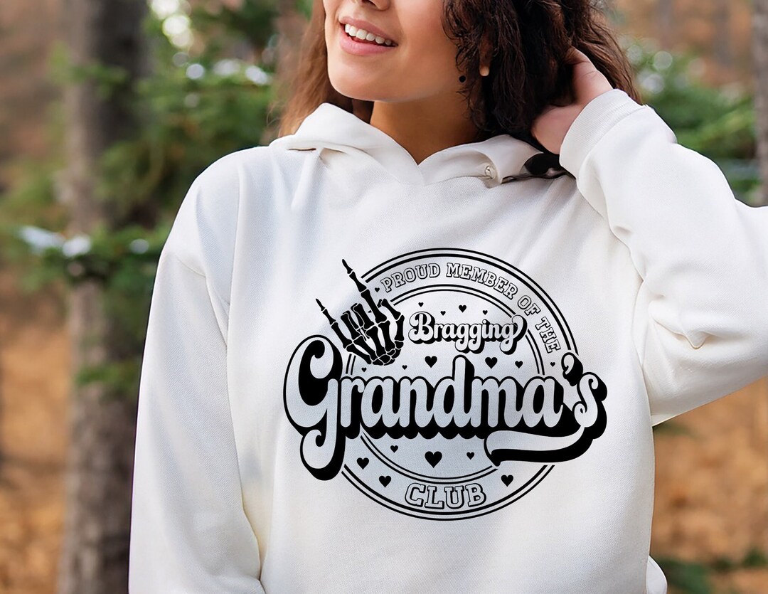 Proud Member of the Bragging Grandmas Club SVG Nana Svg Grandma Svg ...