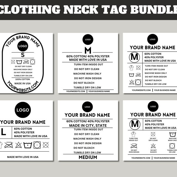 Custom Neck Labels - Etsy