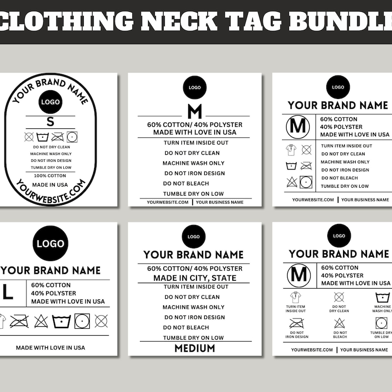 Custom Neck Labels - Etsy